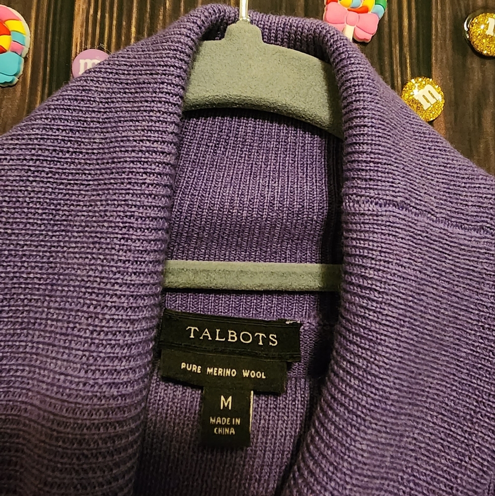 Talbots Pure Merino Wool Sweater - Gem
